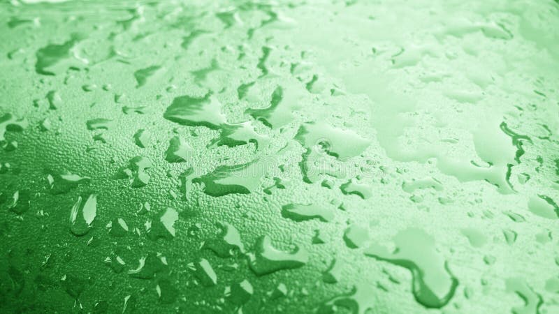 Water Droplets Texture on Green Background Stock Image - Image of ...