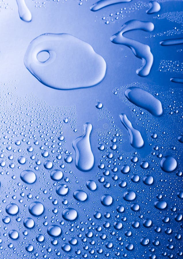 Water drops stock photo. Image of blue, cool, effervescent - 1570422