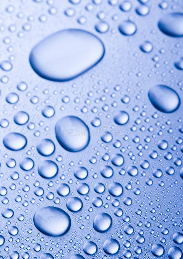 Water Drops Splashing Making Ripples on Water Stock Photo - Image of ...