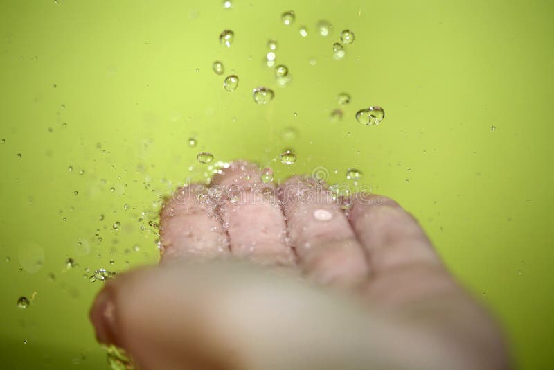 Finger touching water stock image. Image of purity, body - 21303871
