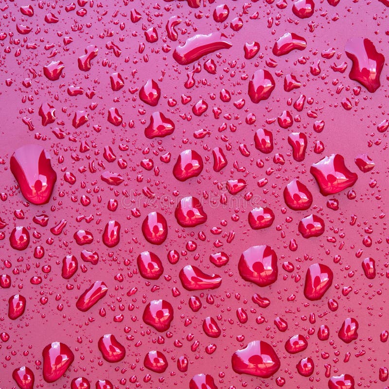 Pink water drop stock image. Image of bubbles, health - 7163155