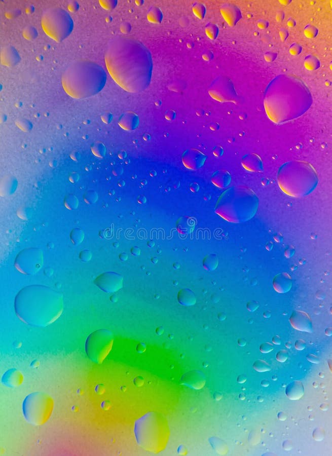 Colorful Water Drop Background Stock Image - Image of water, color ...