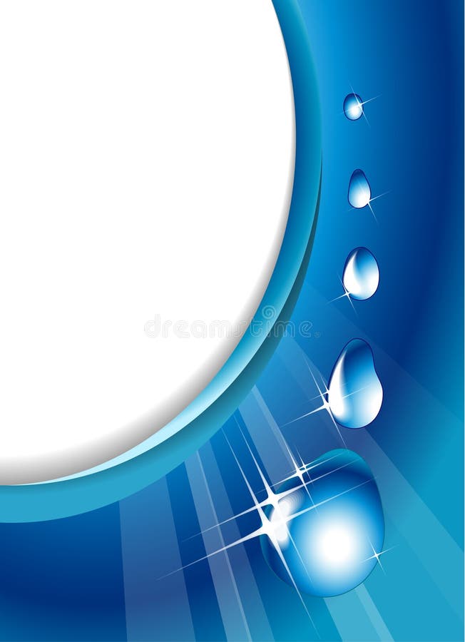 Water Drops - Abstract Background Stock Vector - Illustration of liquid ...