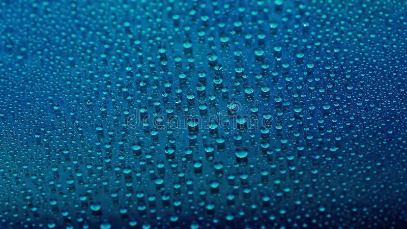 Water Drops. Abstract Gradient Backdrop. Drop Texture. Blue-green ...