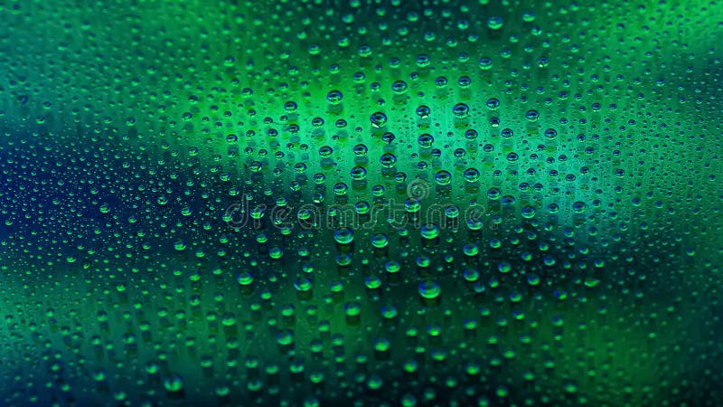 Water Drops. Abstract Gradient Background. the Texture of the Drops ...