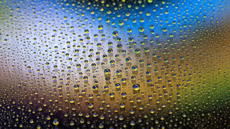 Water Drops. Abstract Gradient Backdrop the Texture of the Drops ...