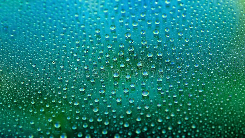 Water Drops. Abstract Gradient Background. the Texture of the Drops ...