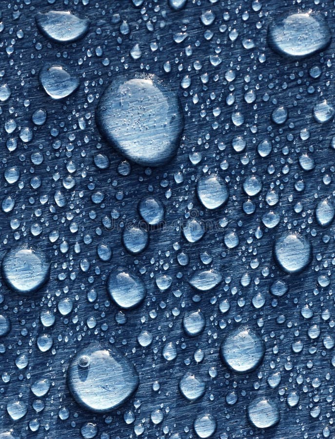 Water Drops Background. Blue. Stock Photo - Image of rain, drops: 57108686