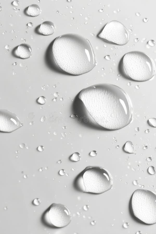 Water Drops, Beads of Water on a Solid Surface, Automotive Detailing ...