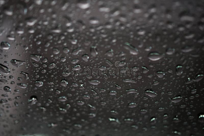 Water Drops on Black Background Stock Image - Image of laboratory ...