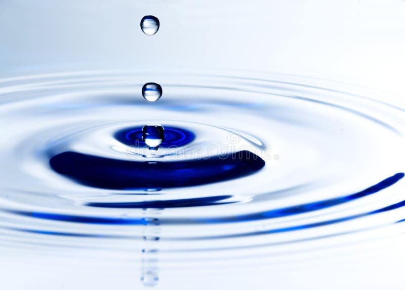 Water drops blue stock photo. Image of cool, clear, good - 63218