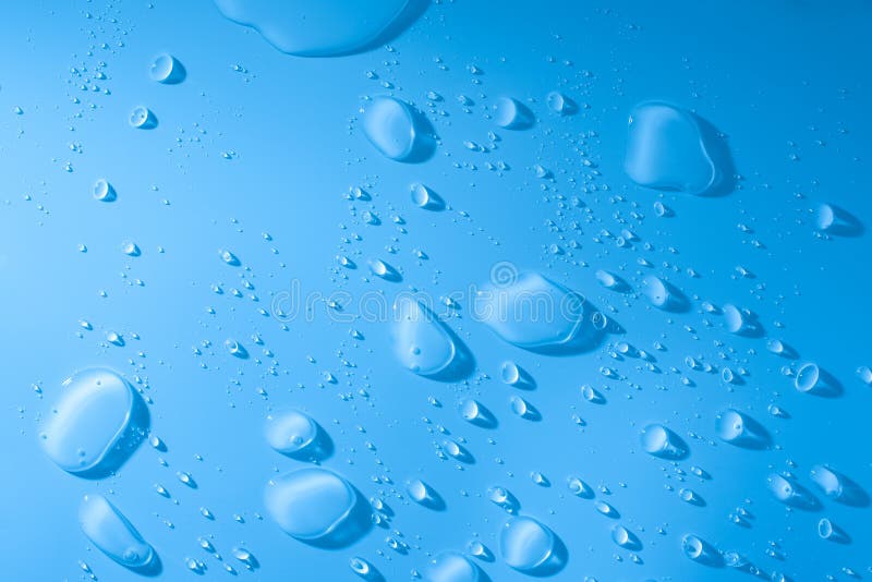 Water Drops blue color stock photo. Image of design - 119813162