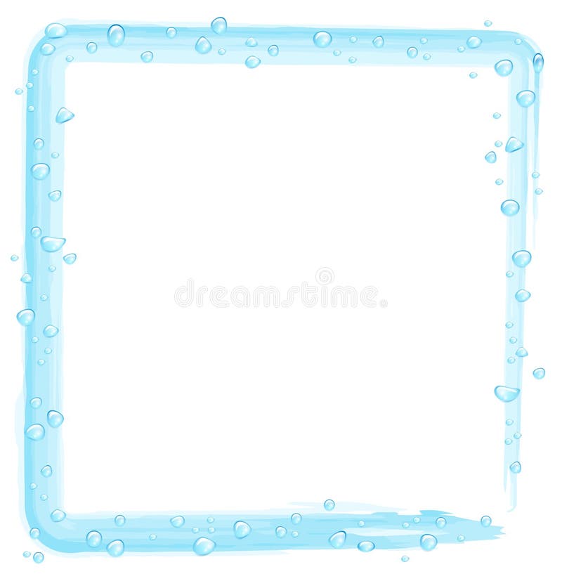 Water Drops Blue Frame Stock Illustrations – 4,293 Water Drops Blue ...