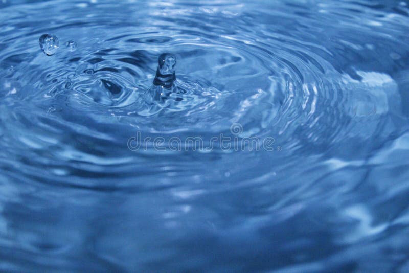 Water Drops on Blue Surface Stock Image - Image of biola, white: 170648099