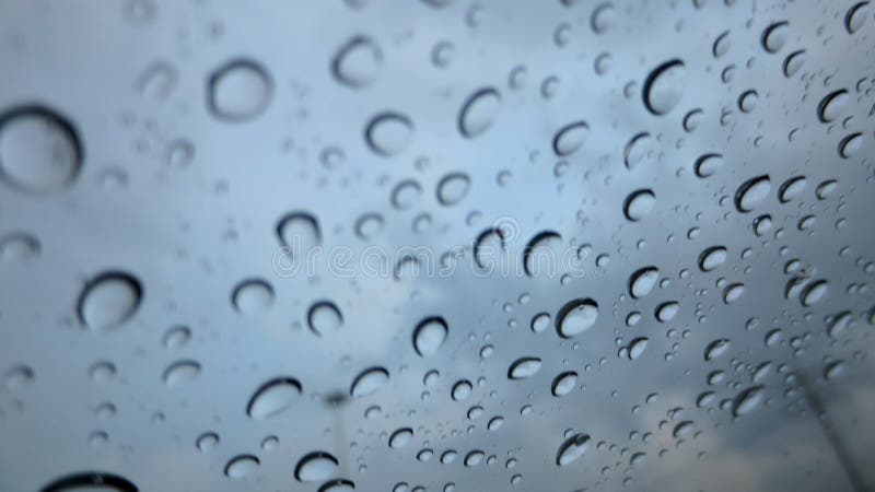 Water drops on car surface stock image. Image of blue - 105559937