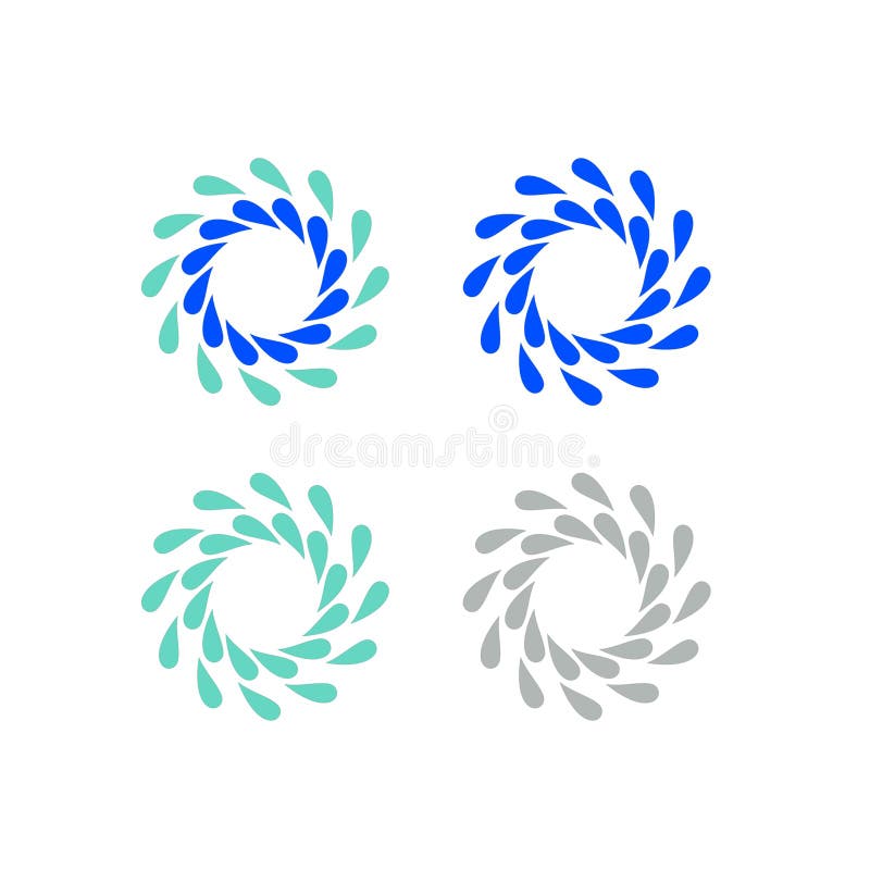 Circle Drops Symbol Water Stock Illustrations – 2,840 Circle Drops ...