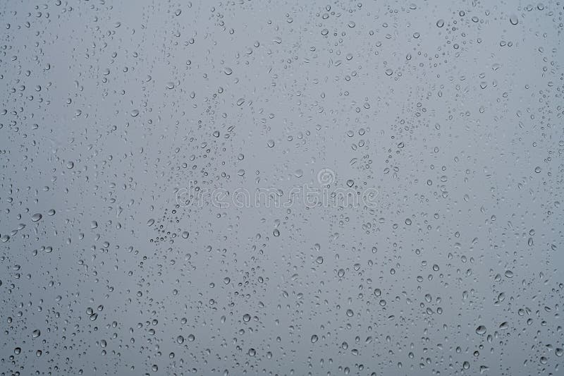 Detail of Water Drops on Clear Glass Stock Image - Image of detail ...