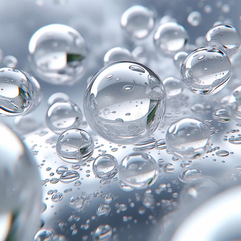 Water Drops Close-up Macro. Rain Drops, Dew Drops, Water Drops. Stock ...