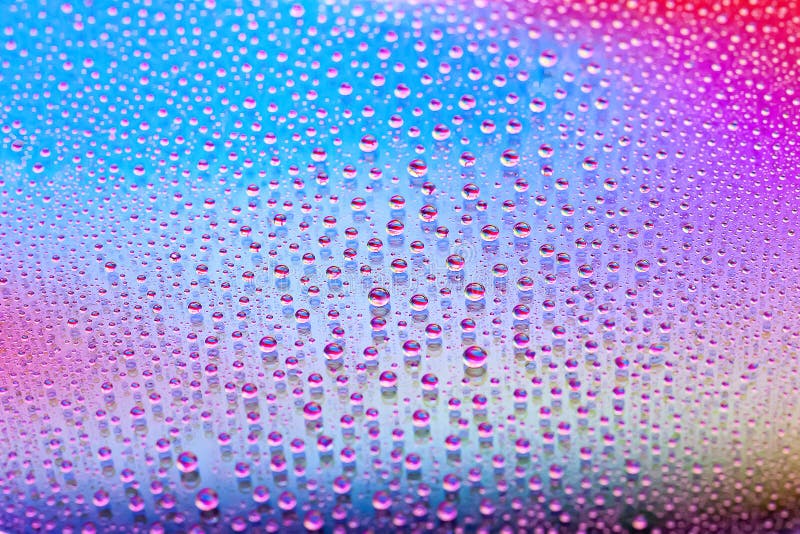 Water Drops. Droplet Texture. Abstract Gradient Background. Color ...