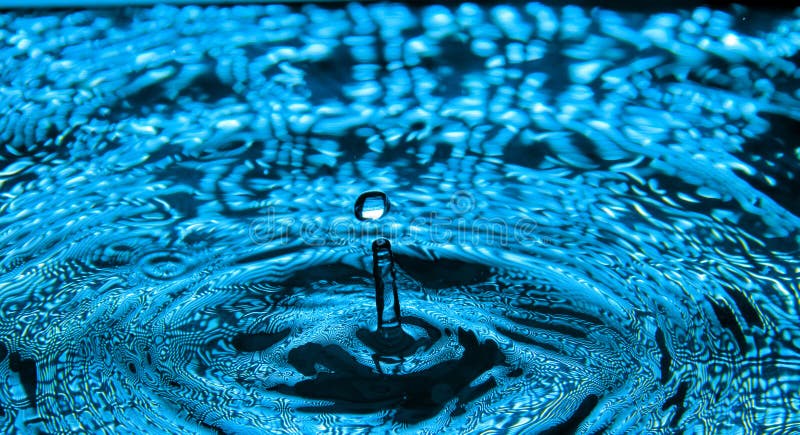 Water drops stock image. Image of droplets, drops, turquoise - 35852045
