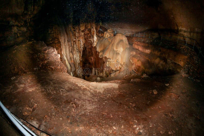 Water Drops Fall in the Cave Stock Image - Image of geology, karst ...