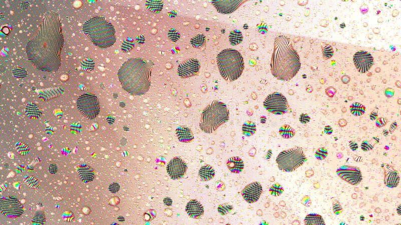 Water Drops Fall on LCD Screen, Macro Shot Stock Photo - Image of macro ...