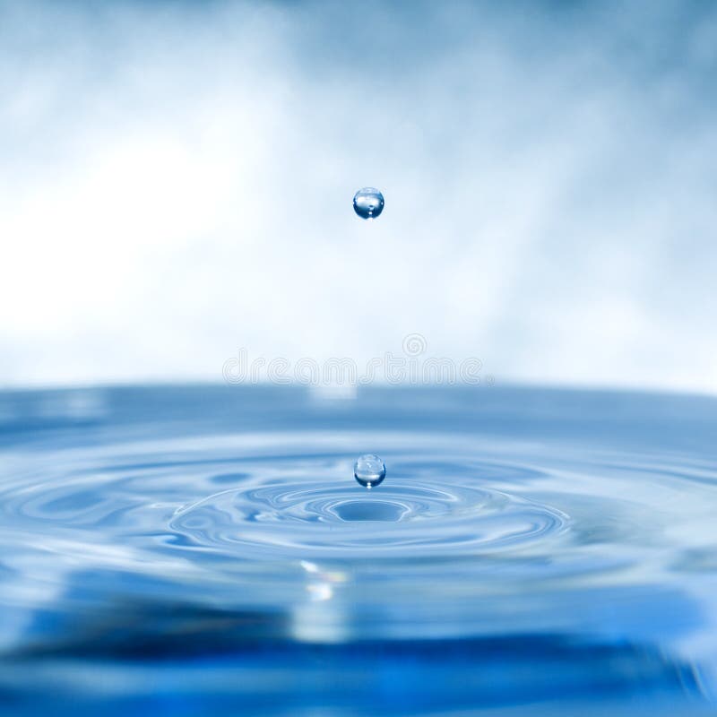 Spa Water Drop Leaf Ripples Stock Photo - Image of calm, detail: 20309278