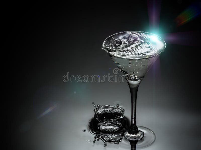 Water drops falling stock photo. Image of blue, flowing - 66265518