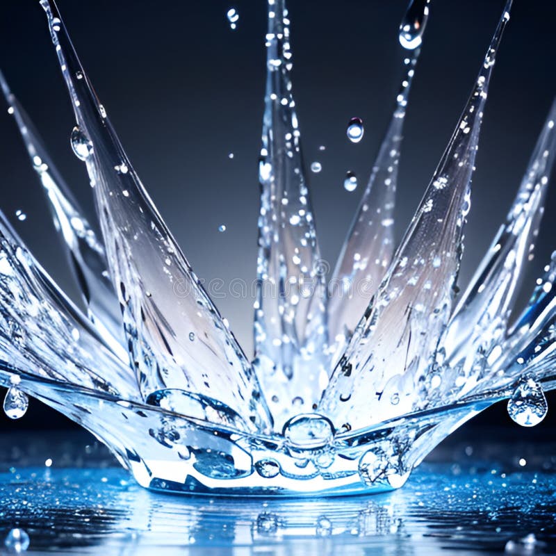 Water Drop Background Water Element Material Water Surface Dynamic ...