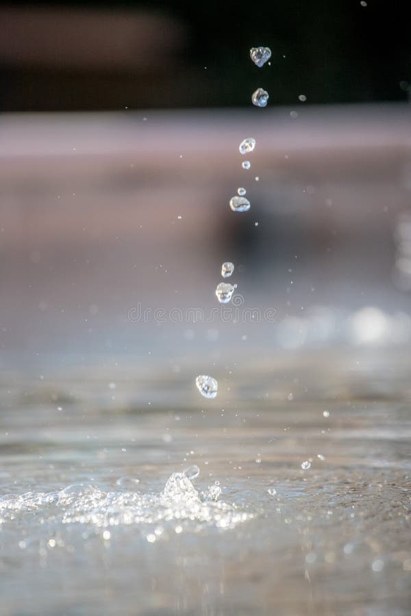 Water Drops Falling in Well Stock Image - Image of supply, spot: 150539539