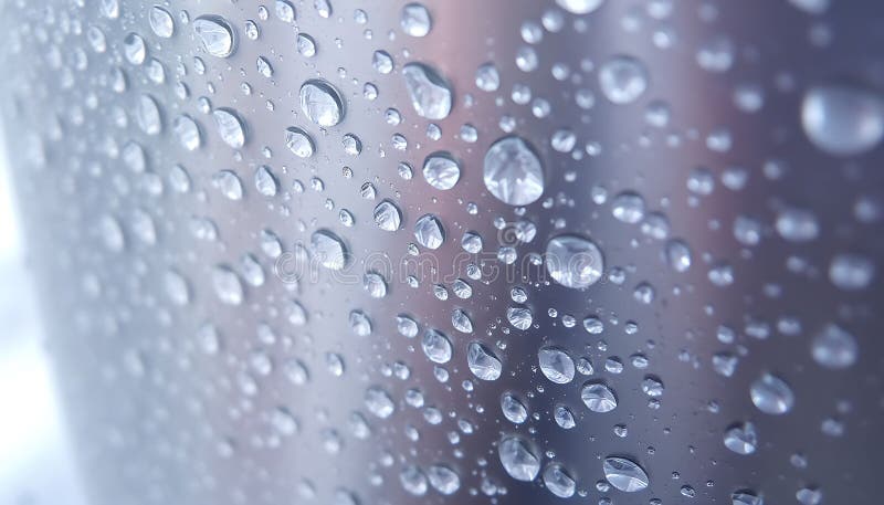 Water Drops on Glass, Condensation Texture, Abstract Background, Stock ...