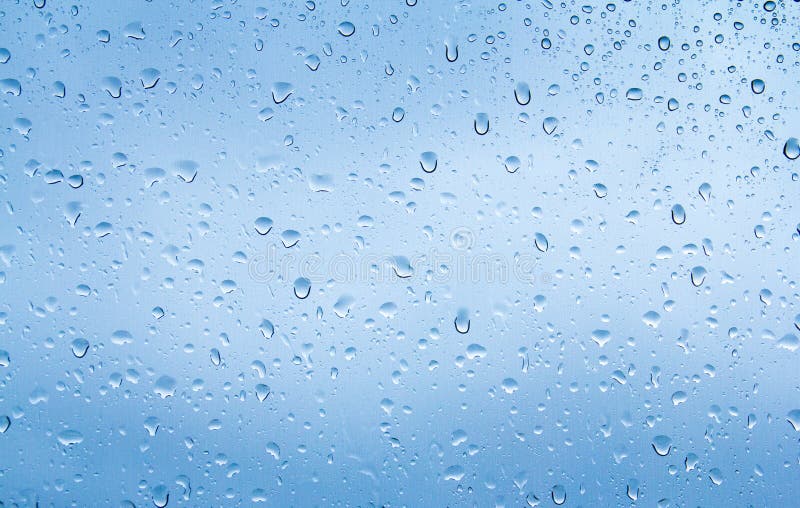Water Drops on Glass, Rain Drop Stock Photo - Image of droplet, cool ...