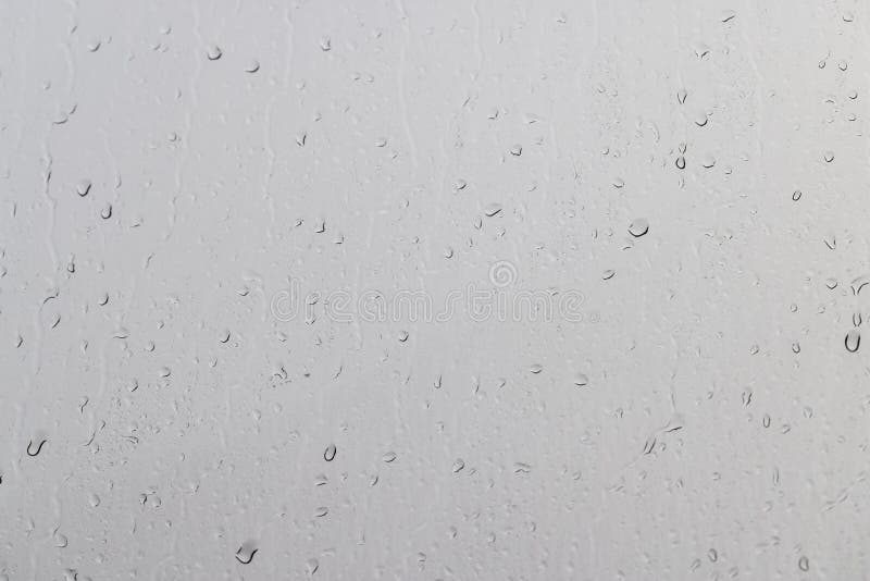 Water Drops on the Glass during Rain Stock Photo - Image of clean, wash ...