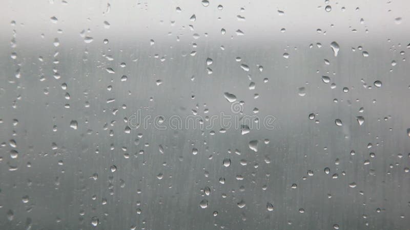 Water Drops on Glass Surface with Water Flow Stock Video - Video of ...