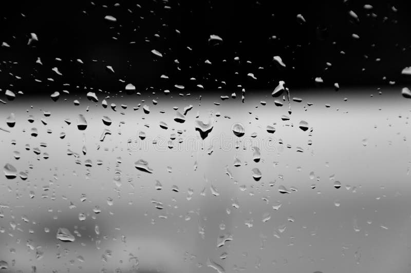 Water Drops on Glass Texture Abstract Black Dark Background,Selective ...