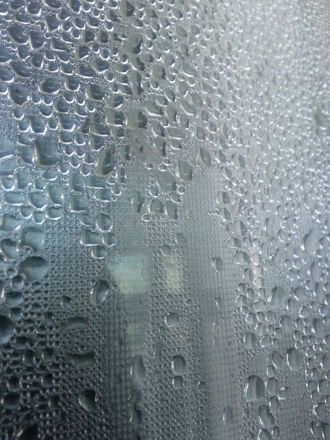 Water Drops on Glass of Window with Shadow Stock Photo - Image of glass ...