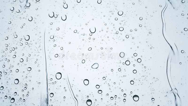 Water Drops on Glass Windows Stock Image - Image of dull, raindrop ...