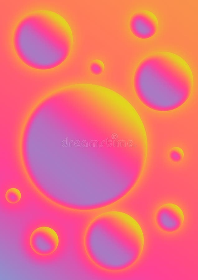 Water Drops on Gradient Background Bubble Color Concept Graphic for ...