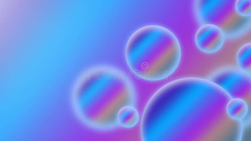 Water Drops on Gradient Background Bubble Color Concept Graphic for ...