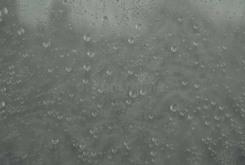 Water Drops on a Gray Background Stock Photo - Image of drops, water ...