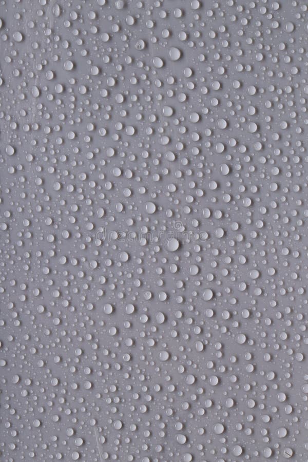 Water Drops on Gray Background Stock Photo - Image of health, clear ...