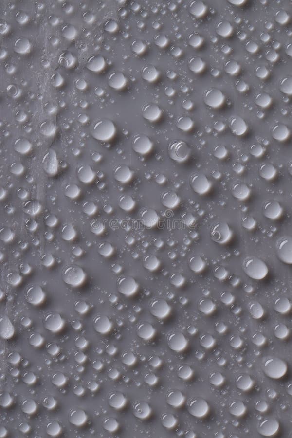 Water Drops on Gray Background Stock Photo - Image of health, clear ...