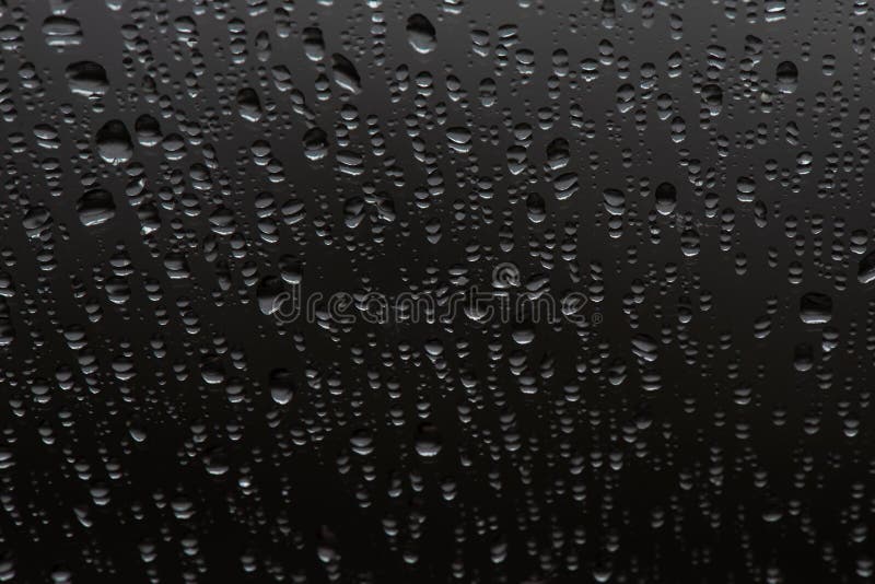 Water Drops on Gray Background, Top View Stock Image - Image of colours ...