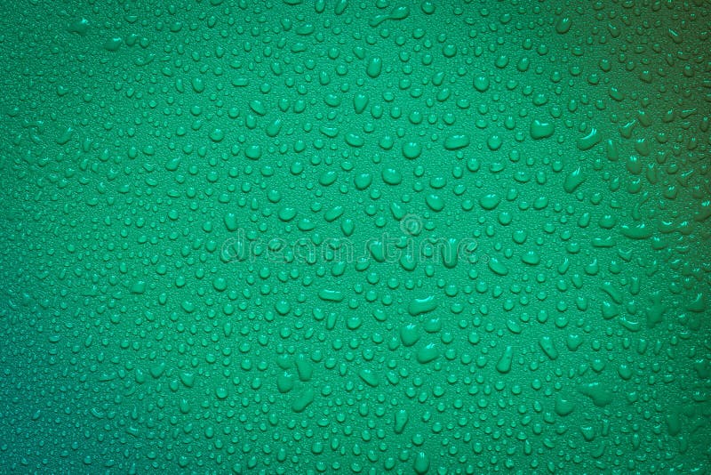 Water Drops on Green stock photo. Image of drink, color - 173880918