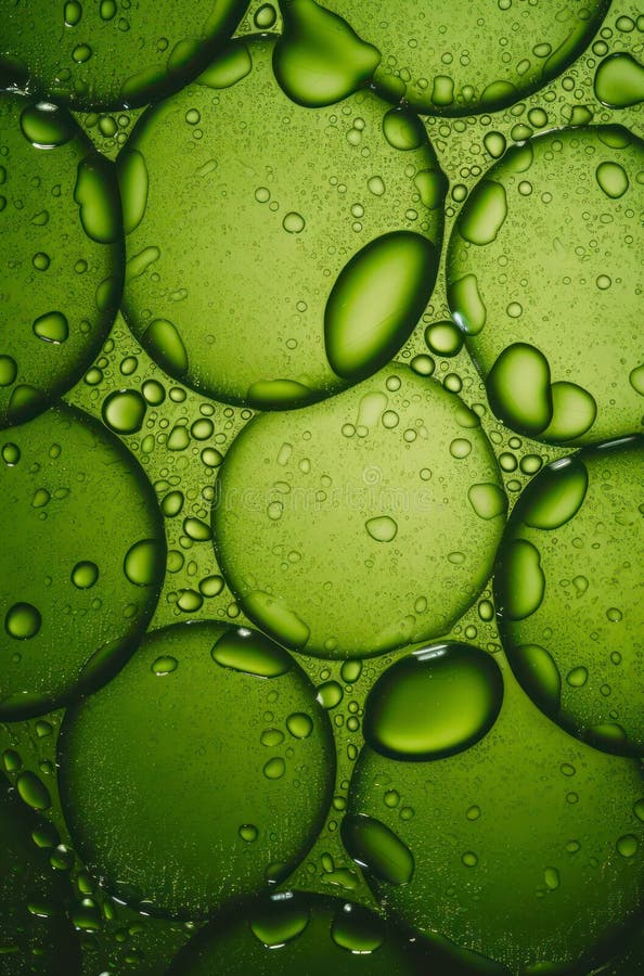Texture with Green Bubbles. Stock Illustration - Illustration of ...