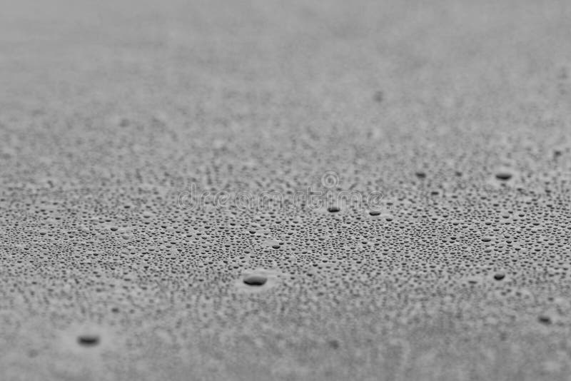 Drops on a grey background stock image. Image of raining - 13027917