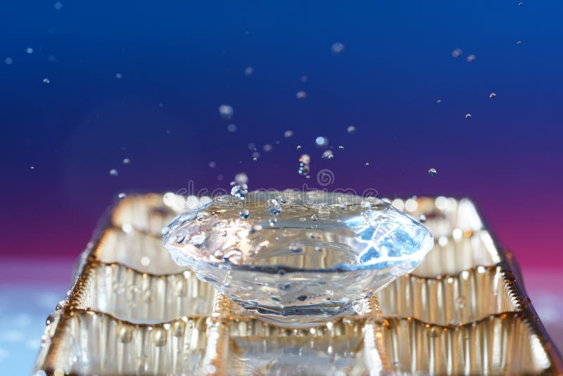 Water Drops with High-speed Flashes and Automatic Drip Photographed in ...