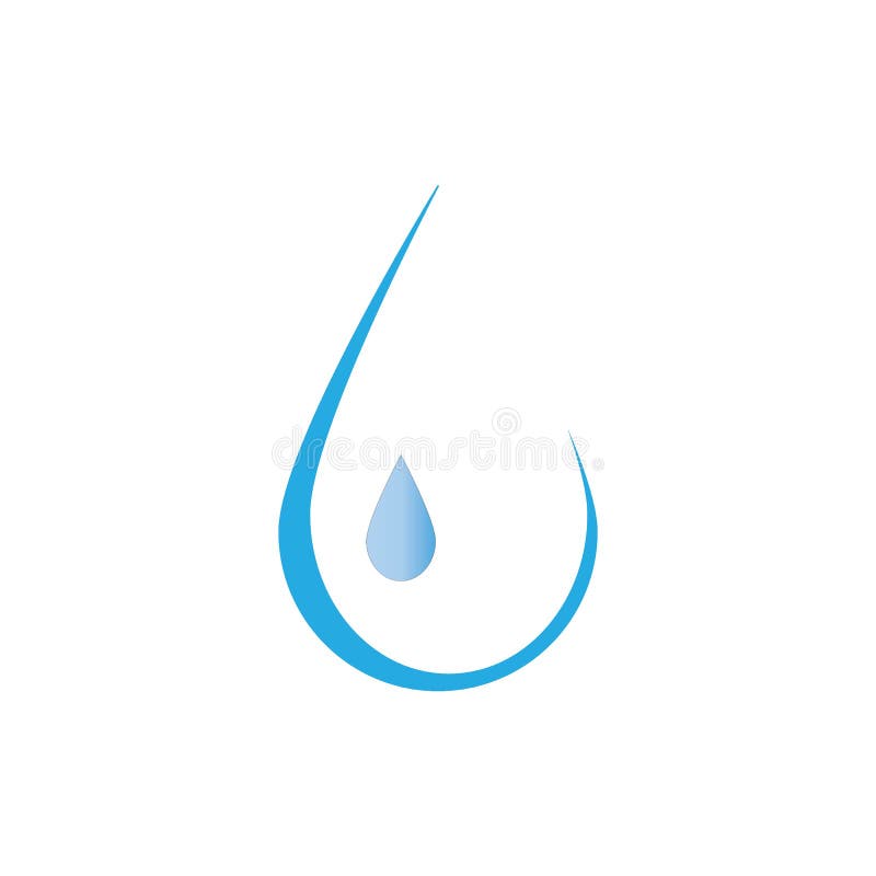 Water Drops Icon Logo Vector Stock Vector - Illustration of water ...