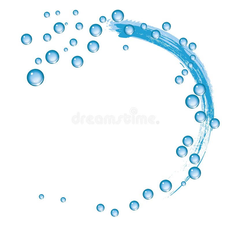 Water Splash Circle Vector