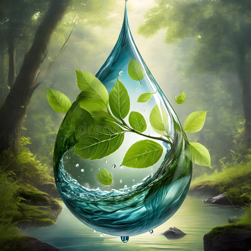 Drops Eco Background Stock Illustrations – 10,210 Drops Eco Background ...